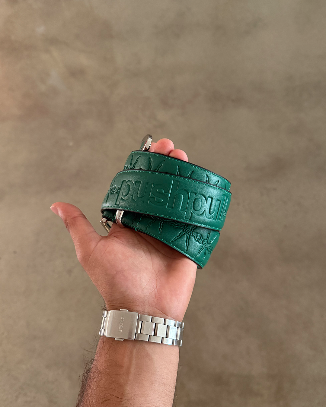 GREEN BARB WIRE BELT – Push Pull Shop